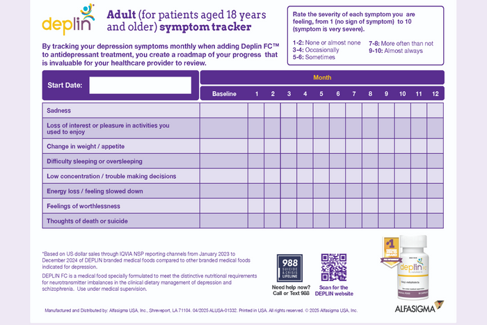Depression Resources and Deplin® Downloads