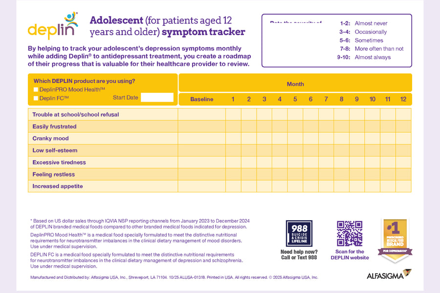 Depression Resources and Deplin® Downloads